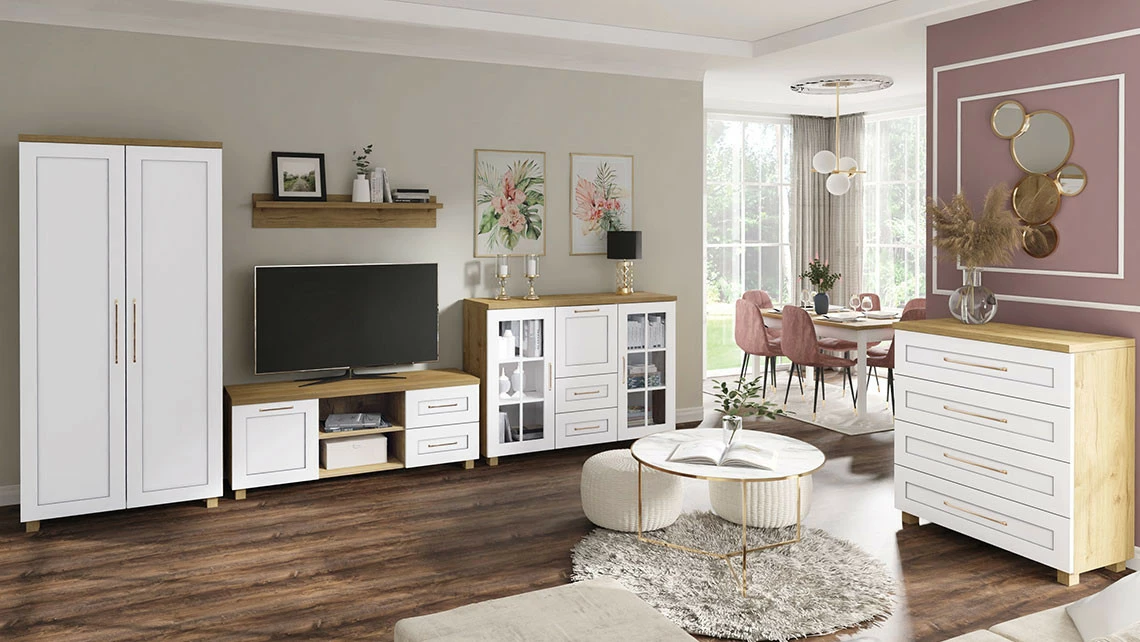 Meble pokojowe Hawana — jak urządzić stylową sypialnię, jadalnię i ...