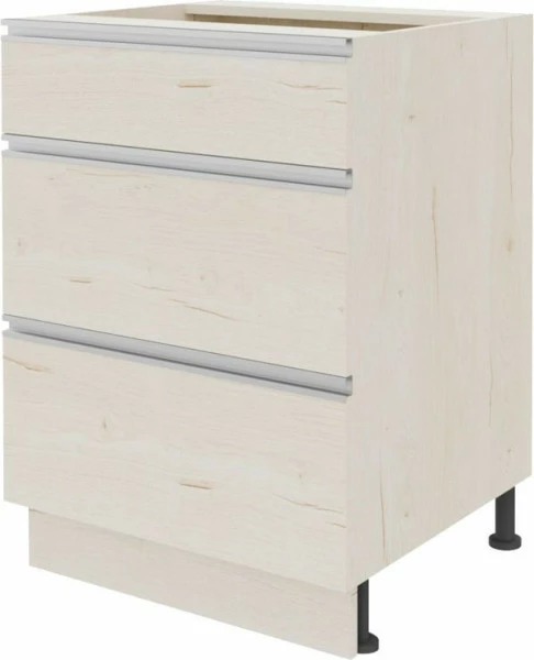 Szafka 60 dolna szuflad. z wkł.- easy box- MONIA Dąb Soma Perłowy - BODZIO