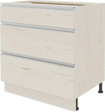 Szafka 80 dolna szuflady - easy box- MONIA Dąb Soma Perłowy - BODZIO