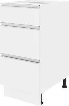 Szafka 40 dolna szuflad. z wkł. - easy box- SANDI Biały-połysk - BODZIO