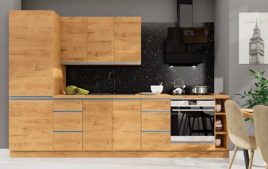 Szafka 40 dolna szuflad. z wkł.- easy box- MONIA Dąb Soma Ciemny - BODZIO