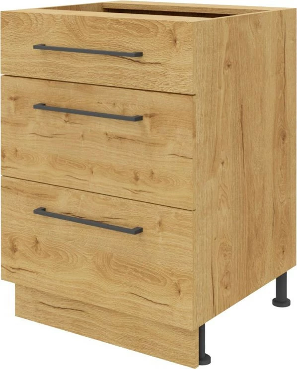 Szafka 60 dolna szuflad. z wkł. - easy box- BELLONA Dąb Soma Ciemny ...