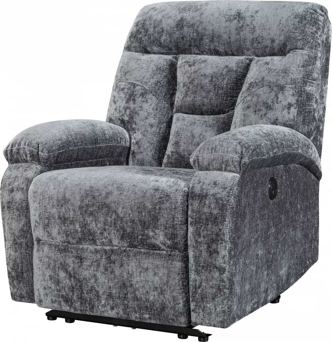 Fotel elektryczny "GERONA"-21 z funkcją relax kolor: jasnoszary (wym ...